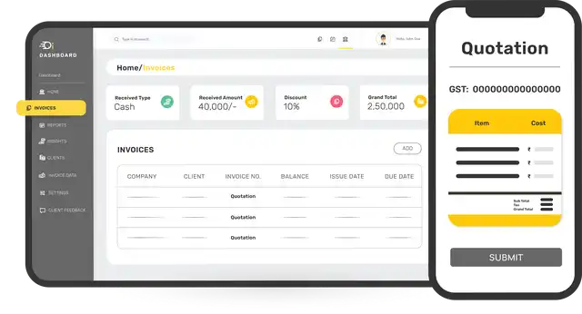 Effortlessly Create Professional Quotations with QuickInvoice